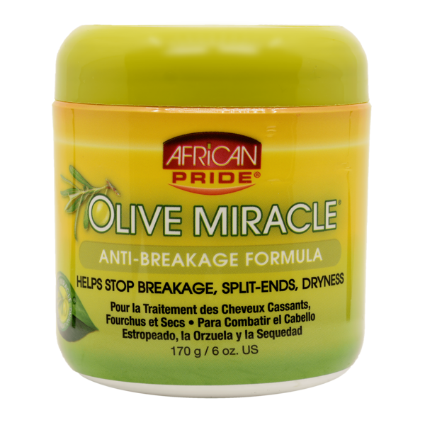 African Pride Olive Miracle Anti-Breakage Creme 6oz | Afro World