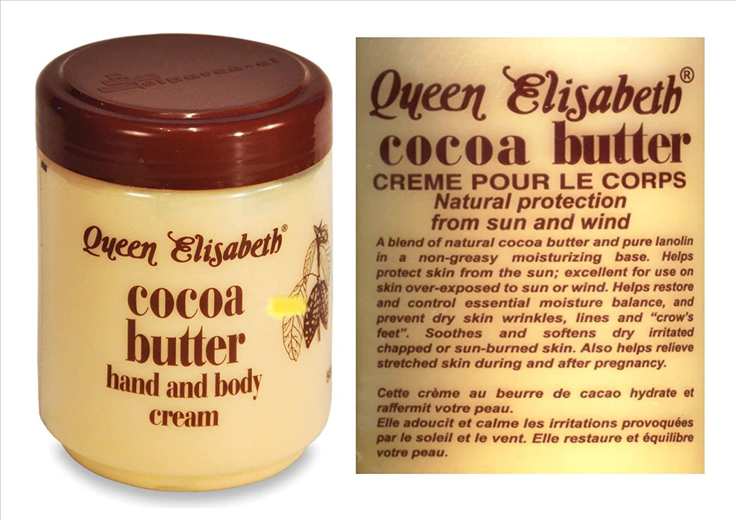 Queen Elizabeth Cocoa Butter Hand and Body Cream | Afro World